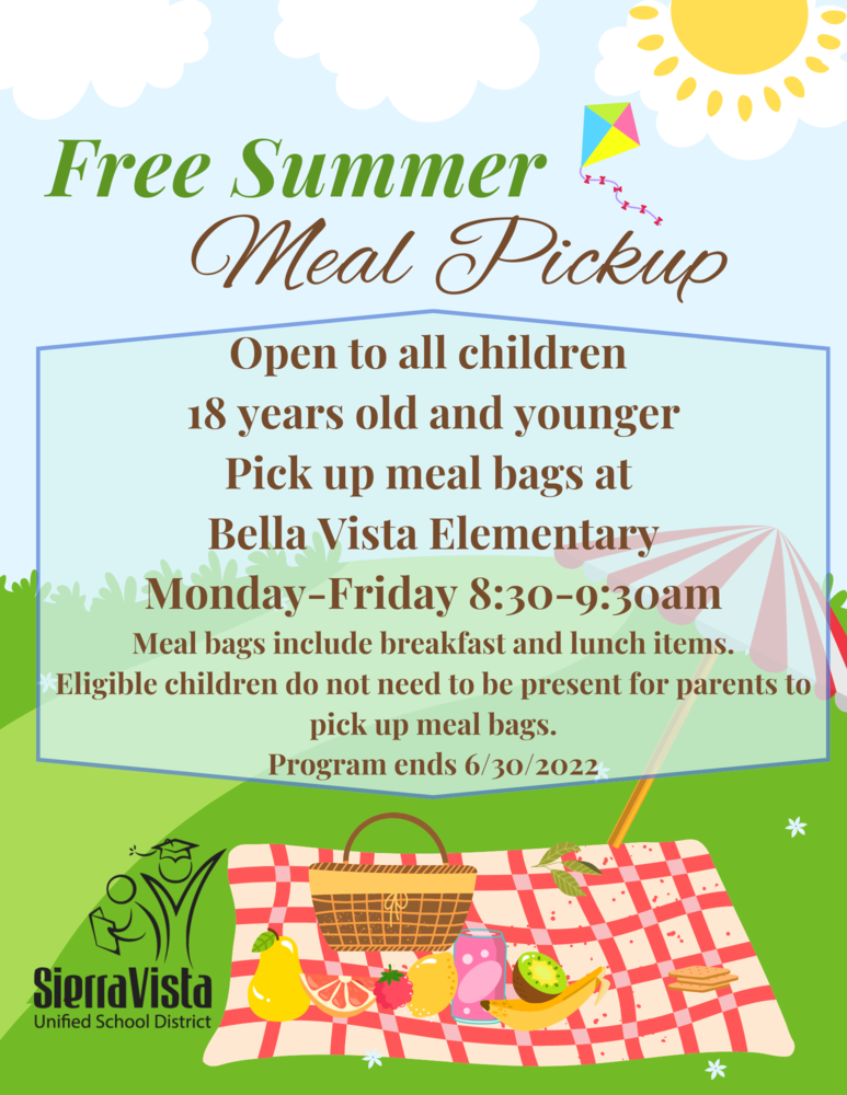Free Summer Meal Program | Carmichael Elementary School